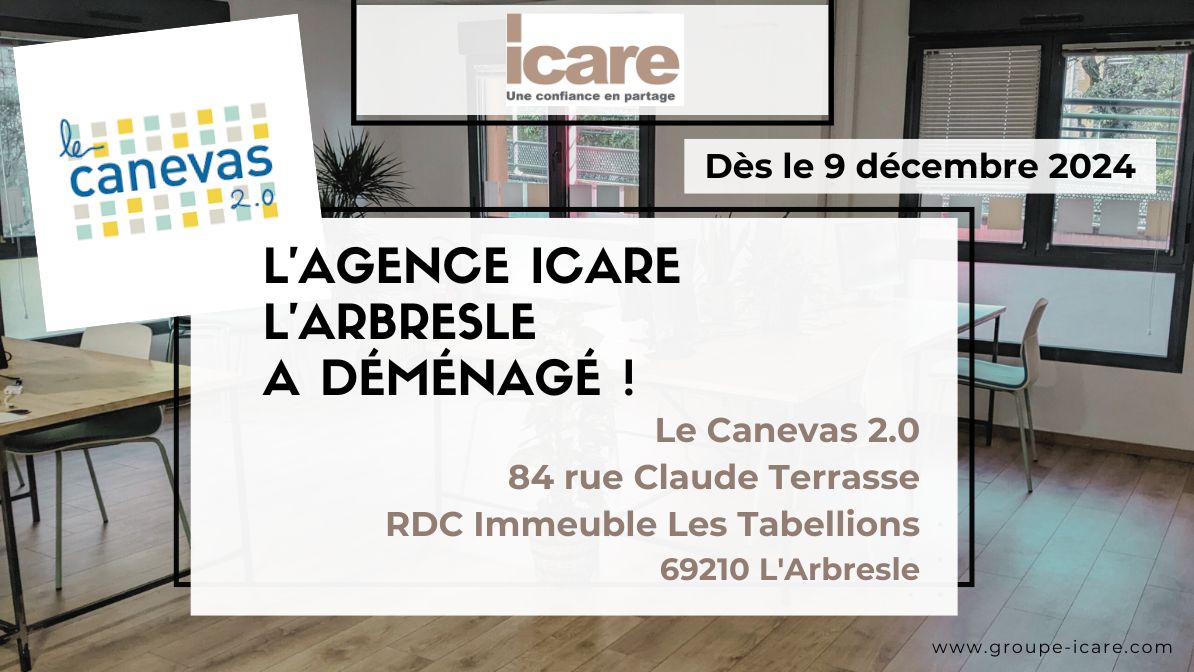 ICARE l'insertion par l'Activité Economique L’Agence ICARE L’ARBRESLE a déménagé ! - ICARE ITEM ...